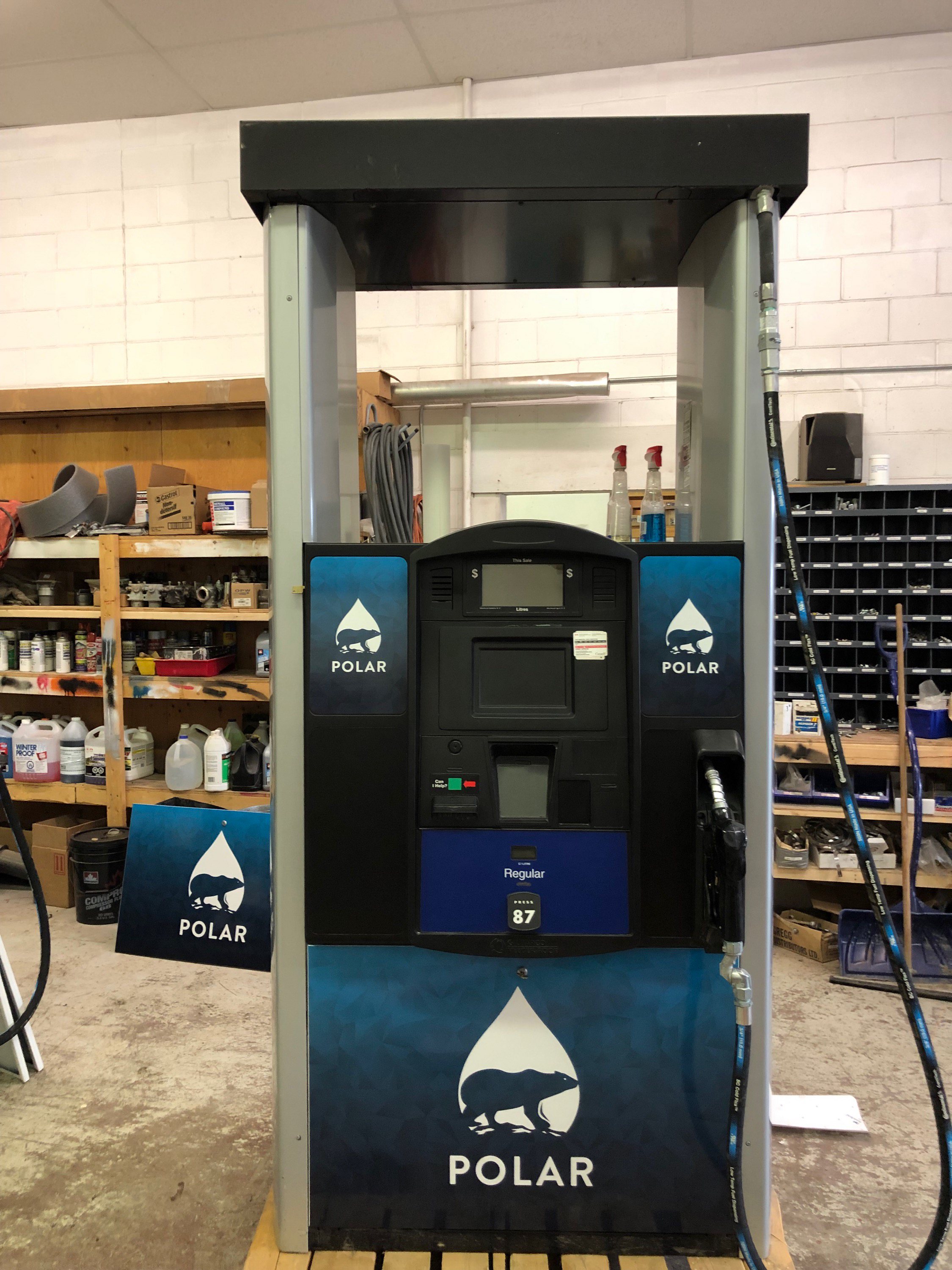Polar Oils | New Pumps for Waterhen General Store